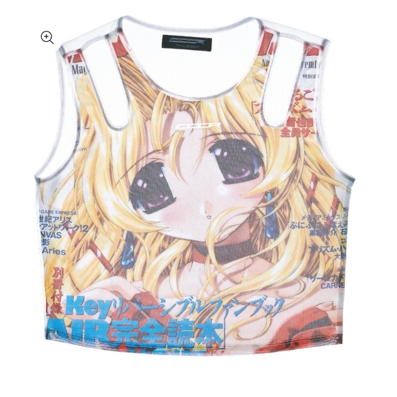 DOOR NYC | Tops | Door Nyc Anime Tank Top | Poshmark